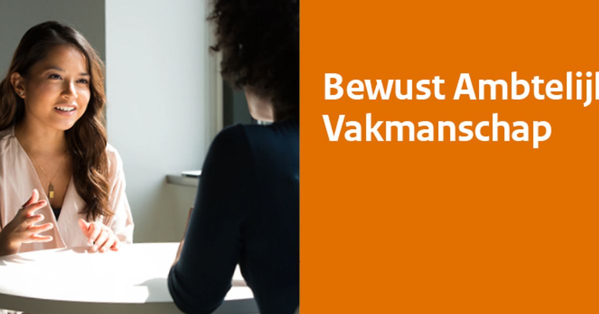 Bewust Ambtelijk Vakmanschap | Rijksorganisatie voor Ontwikkeling ...